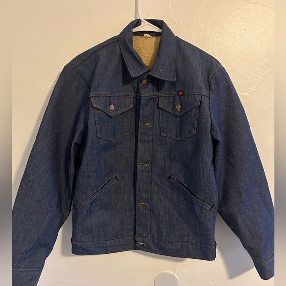 Red Kap | Jackets & Coats | Vintage Red Kap 96s Denim Jacket Sherpa ...